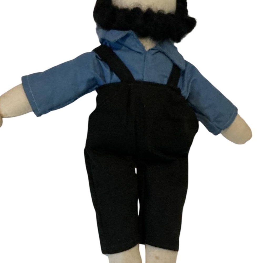 Other | Vintage 11 Inch Amish Rag Dolls Pair Faceless Handmade Folk Art ...